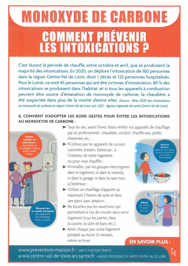 PRÉVENIR LES RISQUES D'INTOXICATIONS AU MONOXYDE DE CARBONE - Chatillon ...